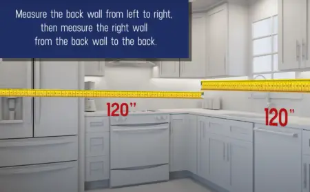 How to Calculate Linear Feet for Kitchen Cabinets? - KitchenProfy